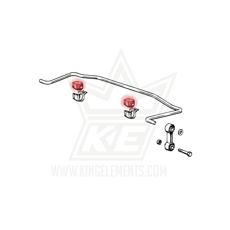 BMW e36 rear stabilizer bar bushes
